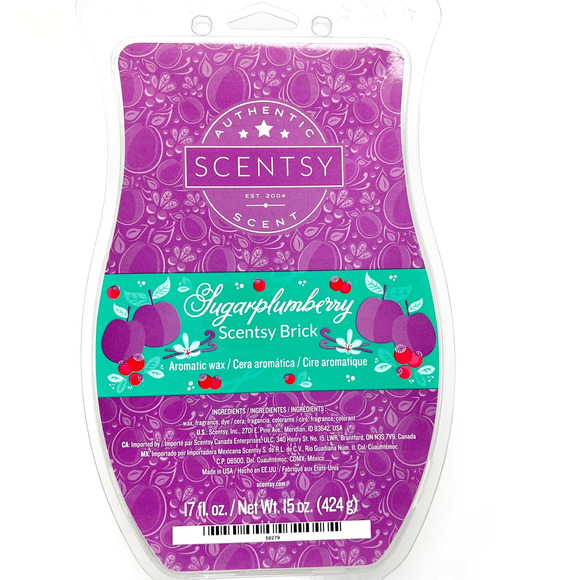 Scentsy | Accents | New Scentsy Sugarplumberry Brick Holiday Spice ...